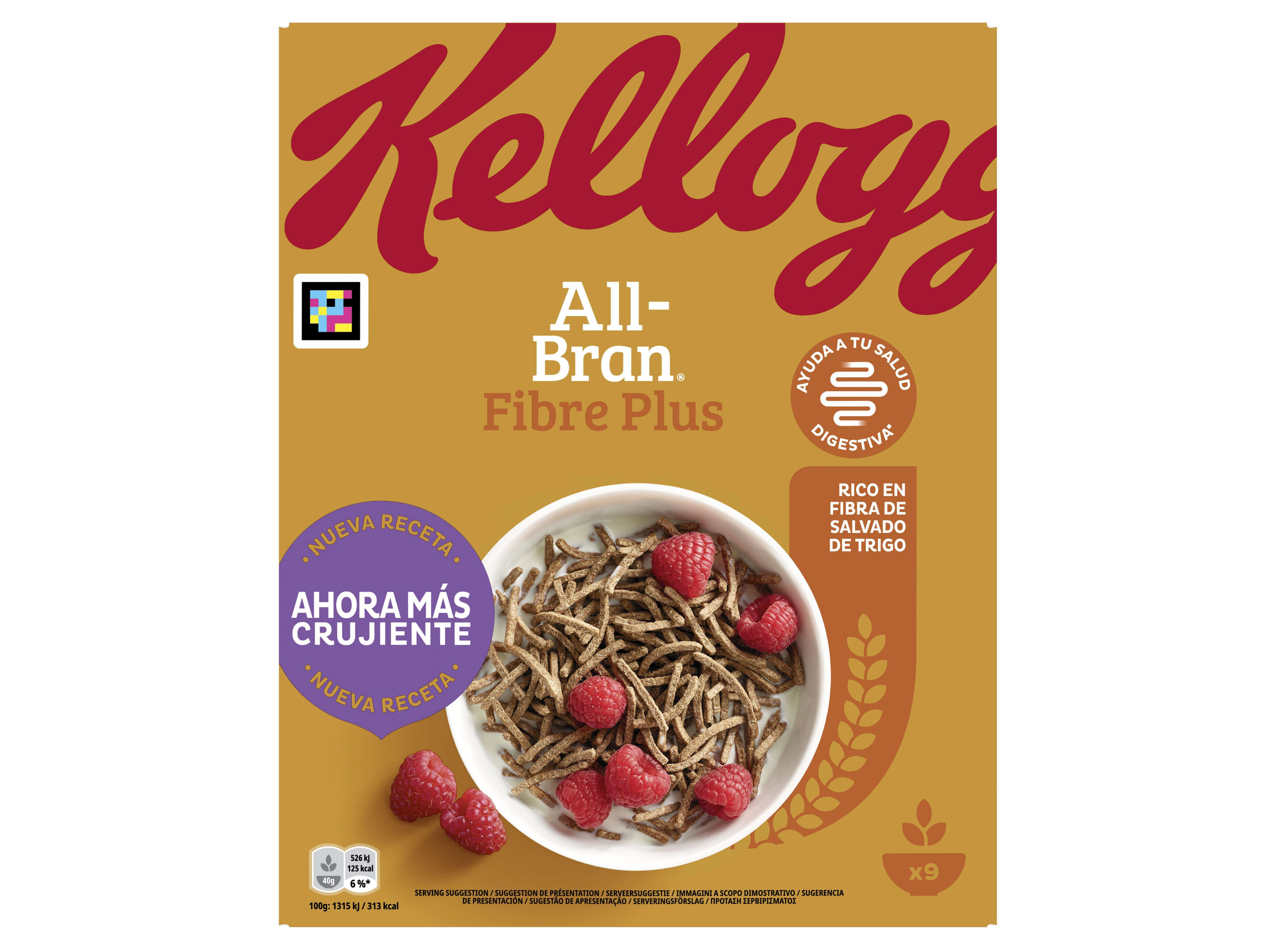 Cereais Kellogg's All Bran Plus 375g | Auchan