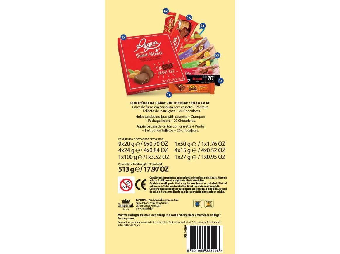 Chocolates Sortidos Regina Mini Furos 520g | Auchan
