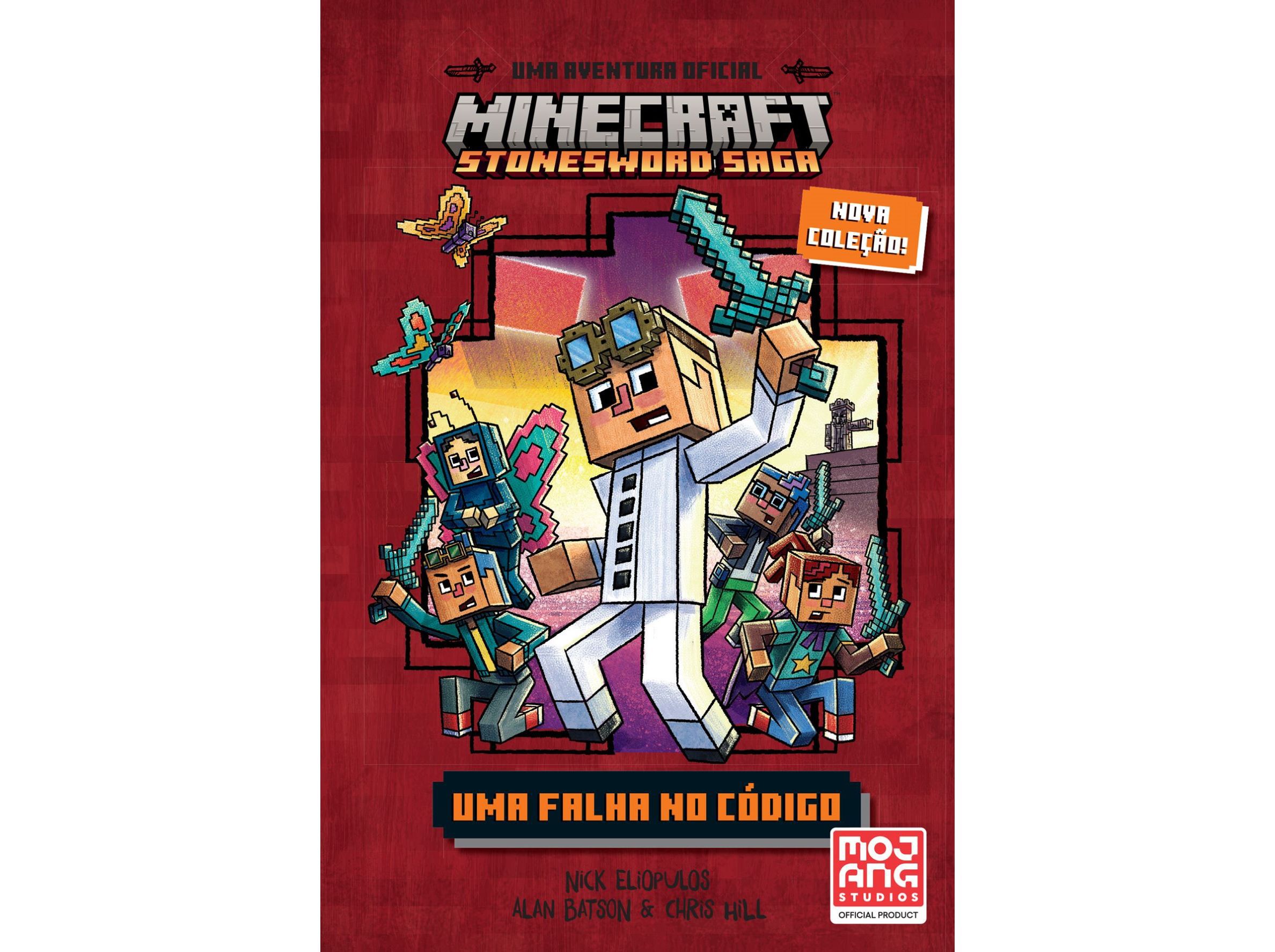 Livro Minecraft 1 Stonesword Saga Uma Falha No Código | Auchan