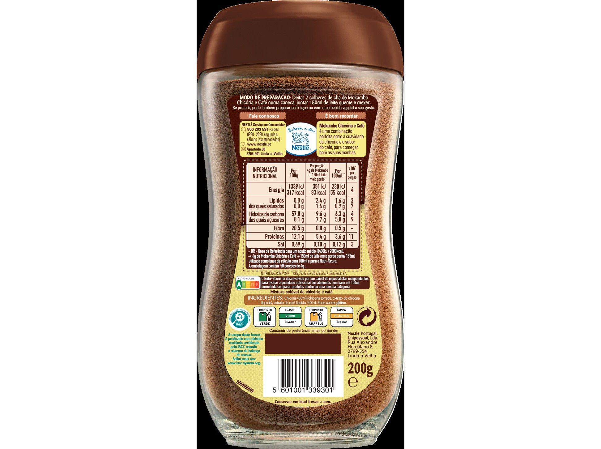 Bebida Solúvel Mokambo Chicória E Café 200g | Auchan