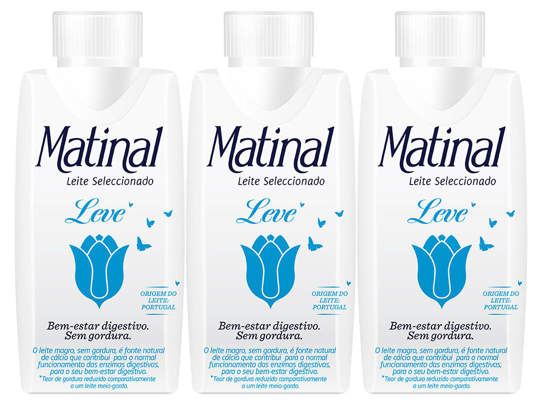 Leite Matinal Seleccionado Leve 3x200ml | Auchan