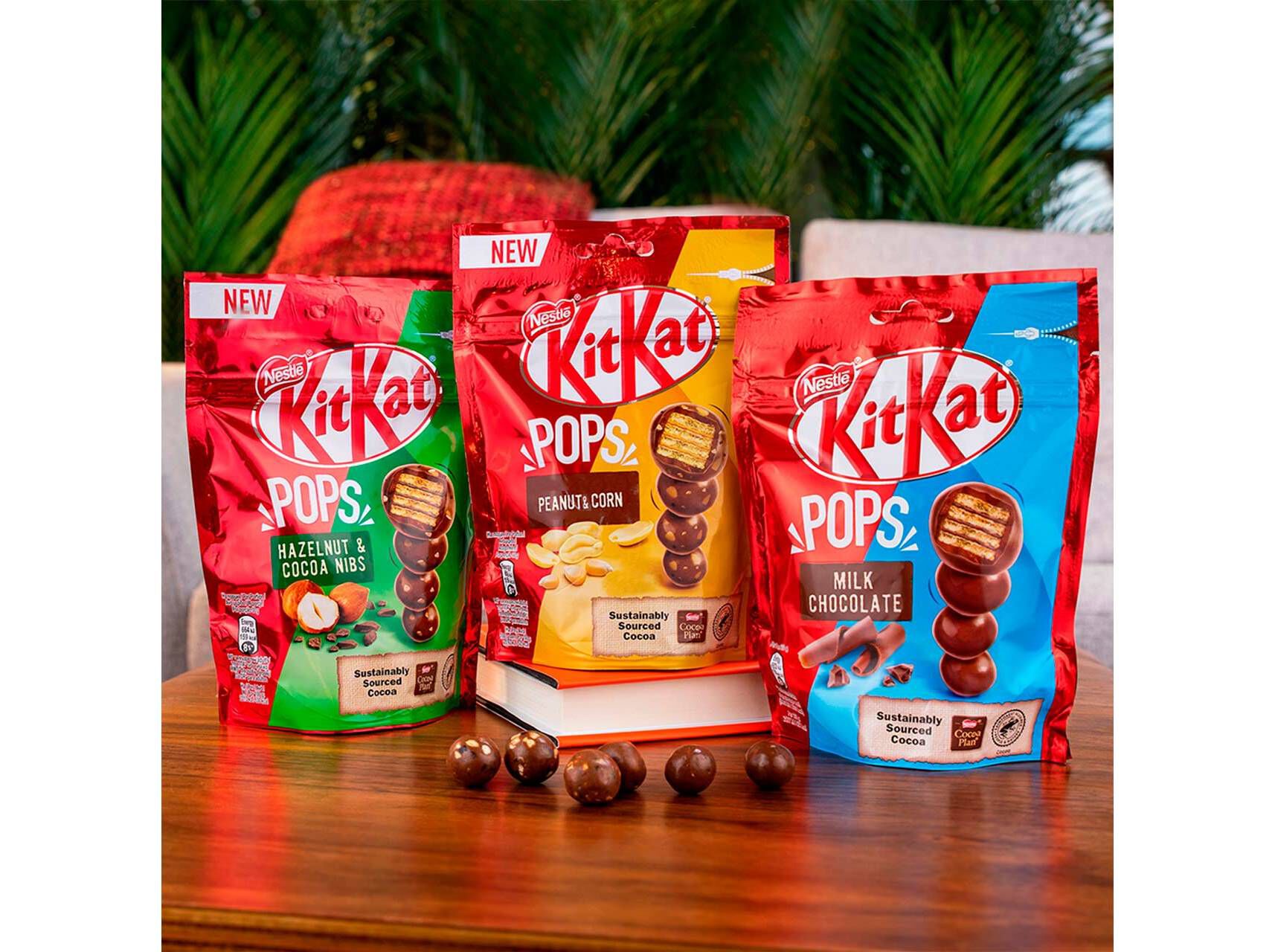 Bolas De Chocolate De Leite Kit Kat Pops Avelã 110 G | Auchan