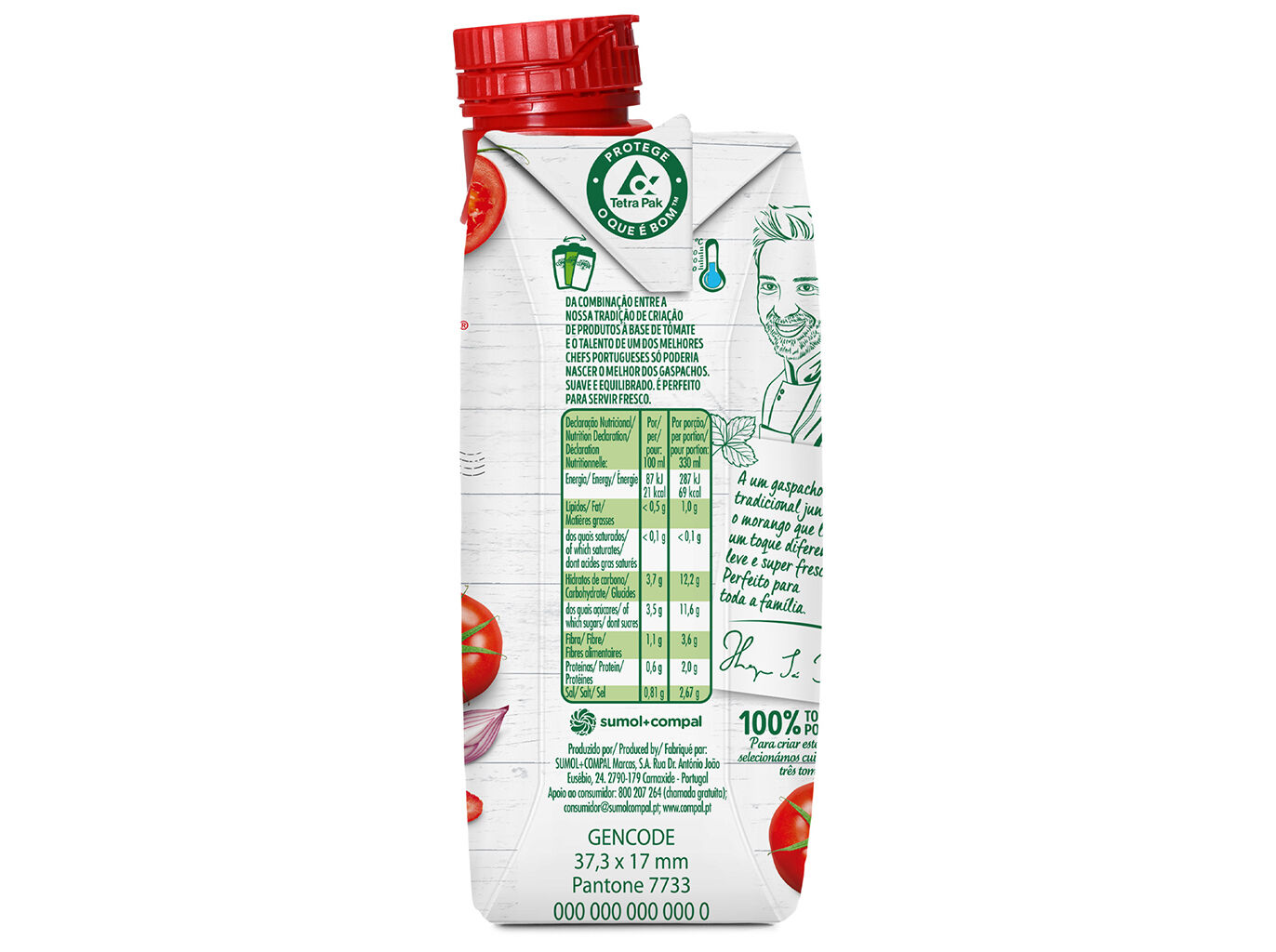 Gaspacho Compal 33cl | Auchan