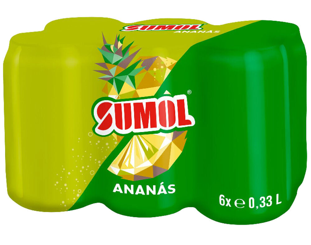 Refrigerante Sumol Com Gás Ananás Lata 6x0.33l | Auchan