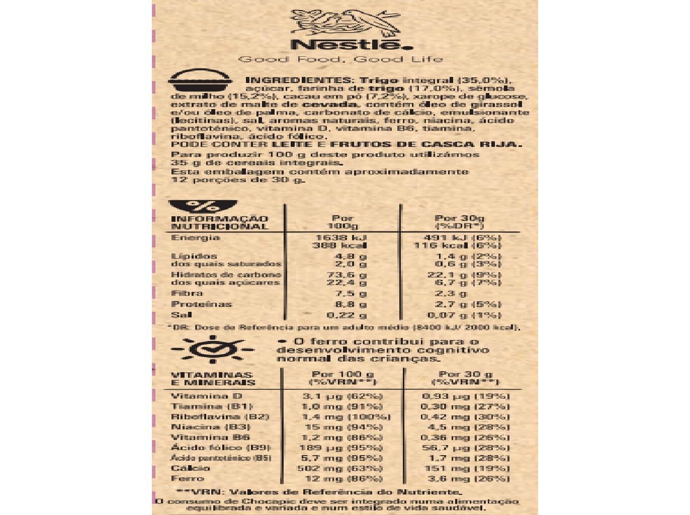 Cereais Nestlé Chocapic 375g | Auchan