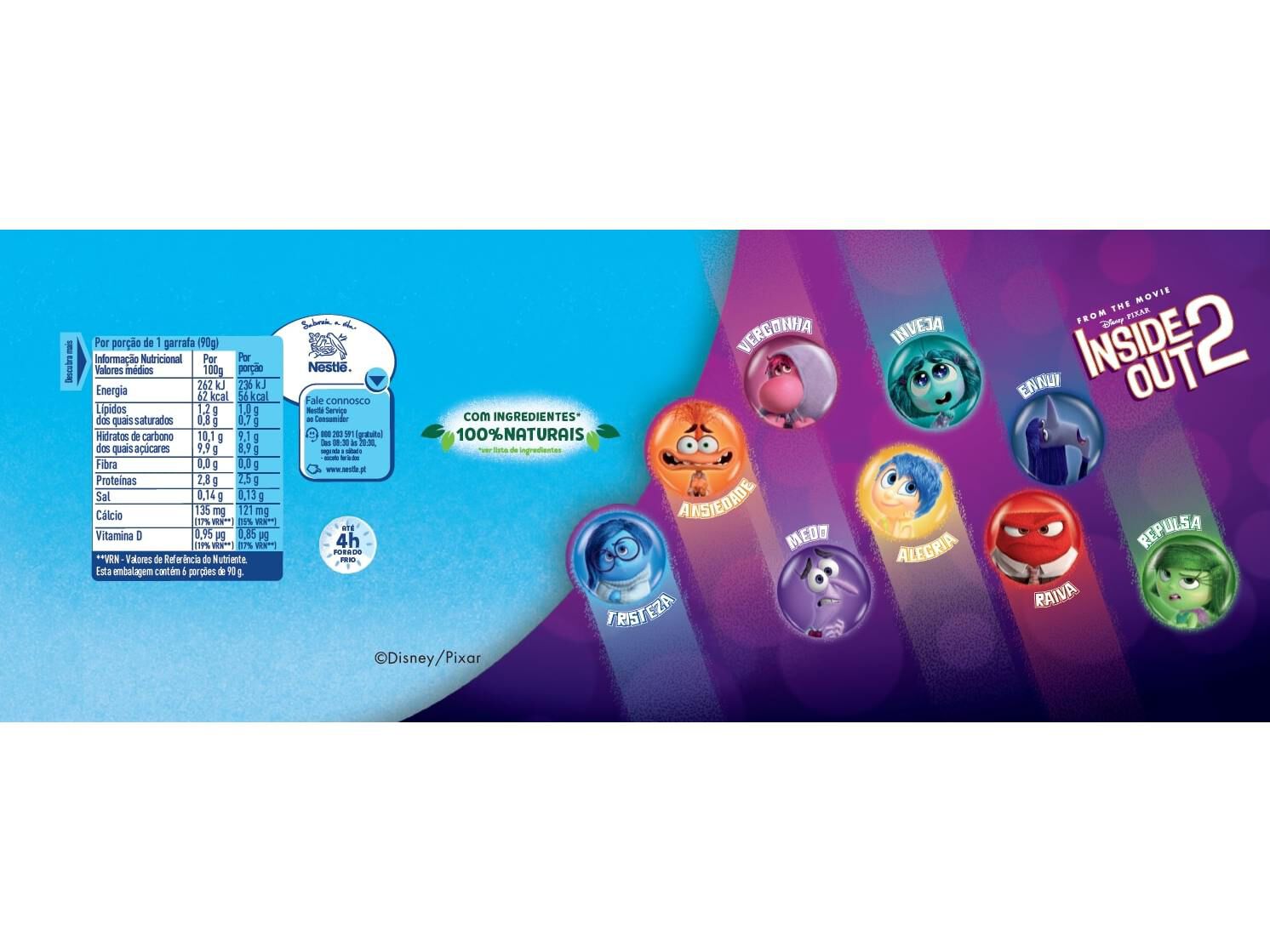 Iogurte Infantil Yoco Morango Summer 12x90ml | Auchan