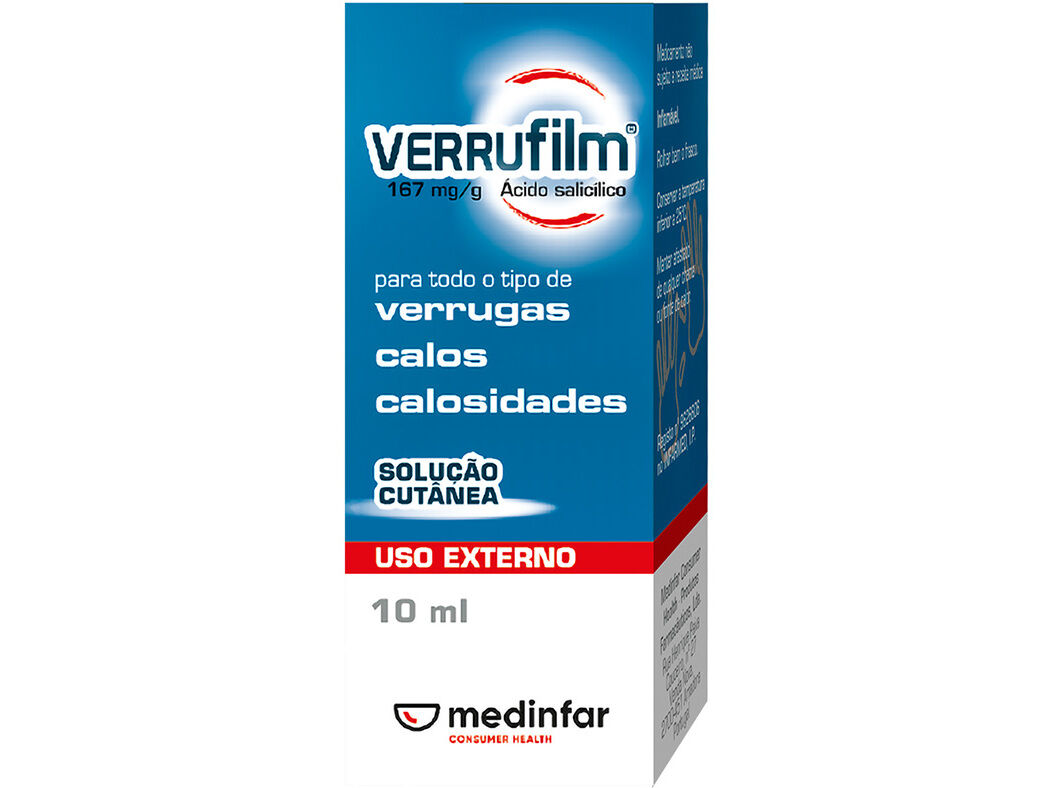 Solução Verrufilm Cutanea 167mg/g 10ml | Auchan