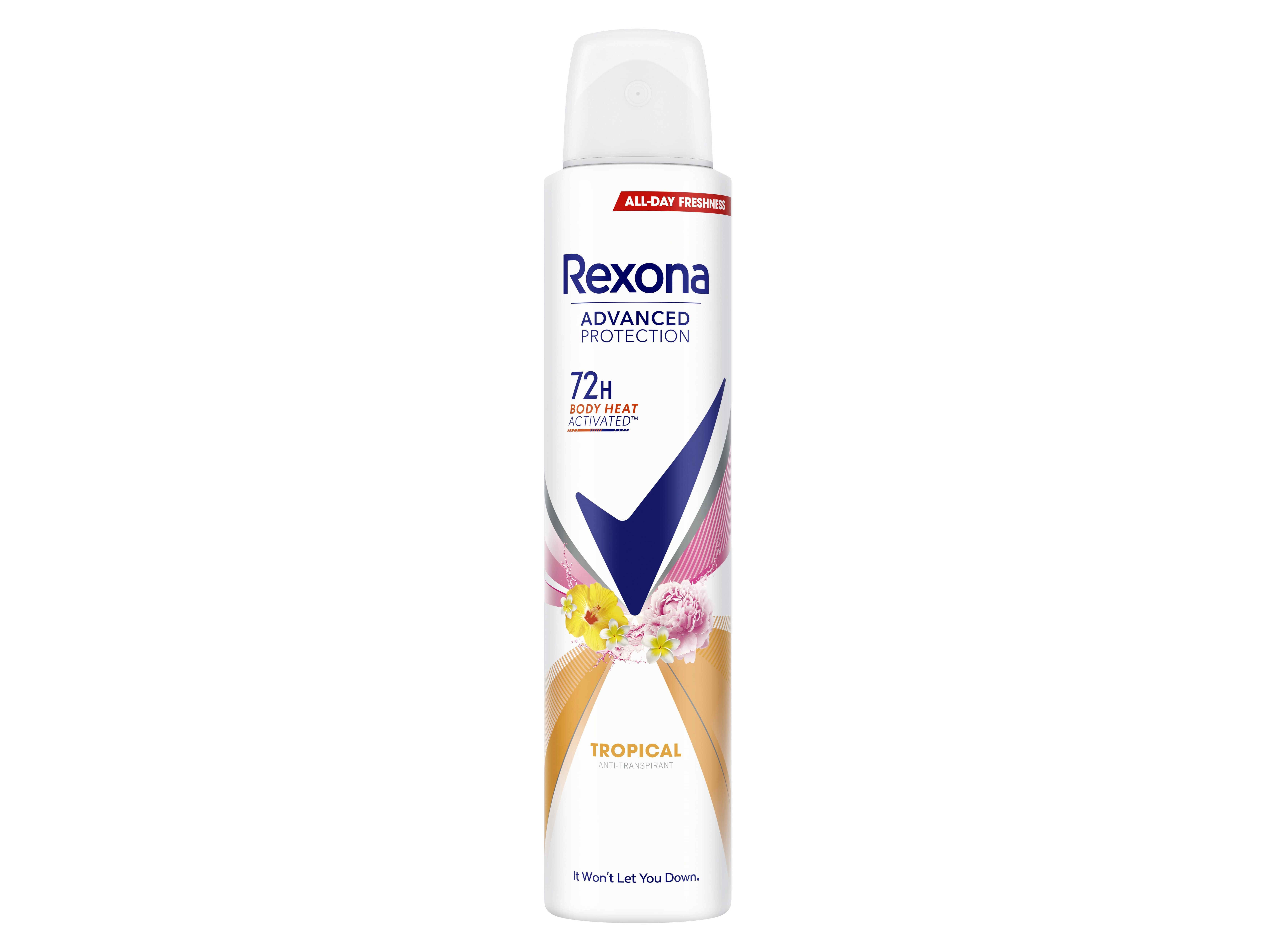 Desodorizante Spray Rexona Tropical 72h 200ml | Auchan
