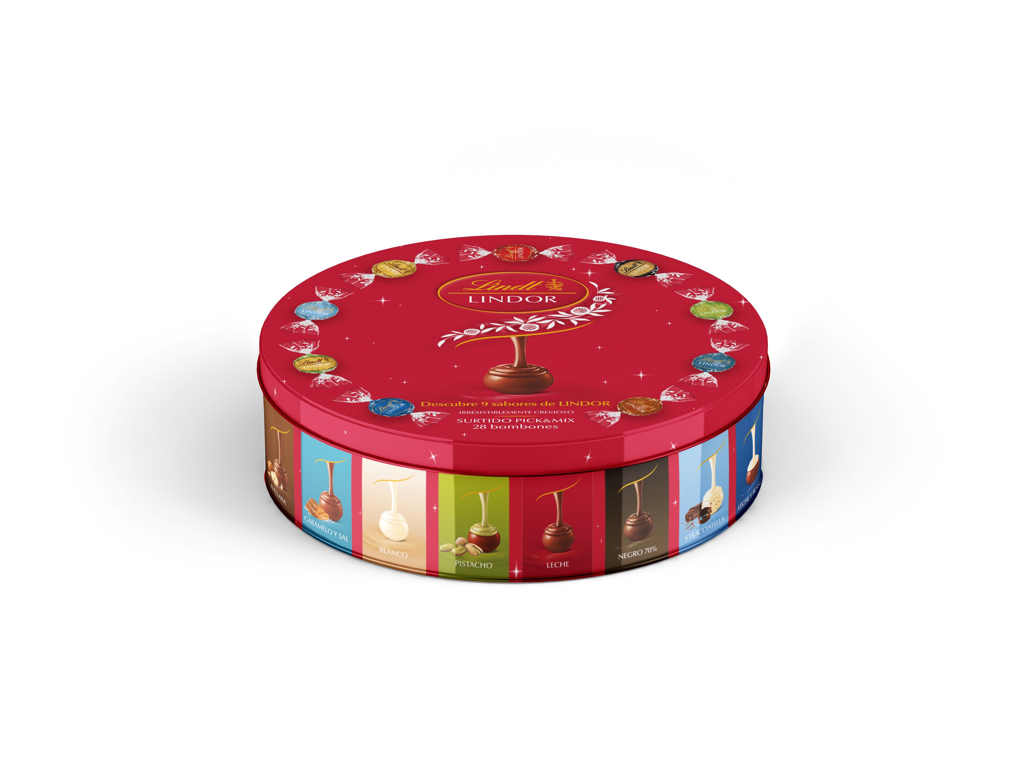 Bombons Lindor Lindt Lata Sortida 350g | Auchan