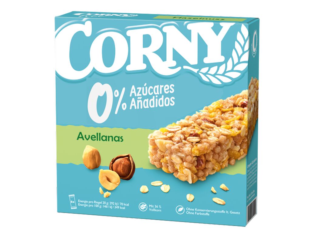 Barra De Cereais Corny 6x20g | Auchan
