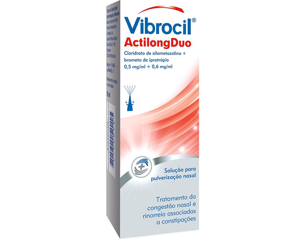 Spray Vibrocil Nasal Actilongduo 0.5+0.6mg/ml 10ml | Auchan