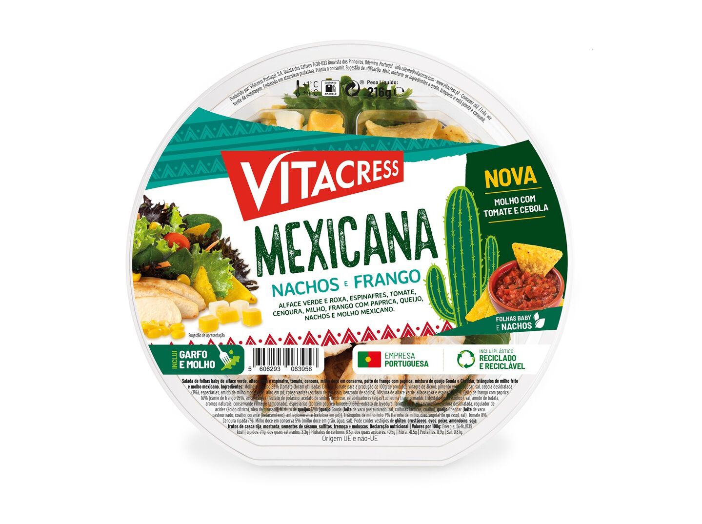 Salada Mexicana Vitacress Un | Auchan