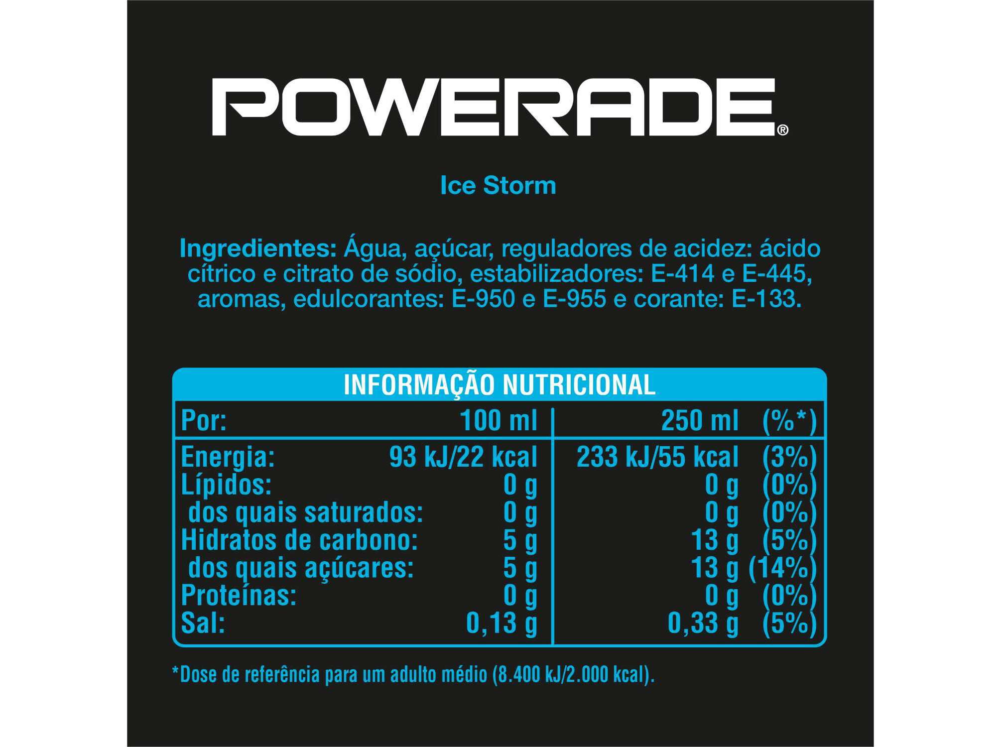 Bebida Isotónica Powerade Ice Storm 0.50l | Auchan