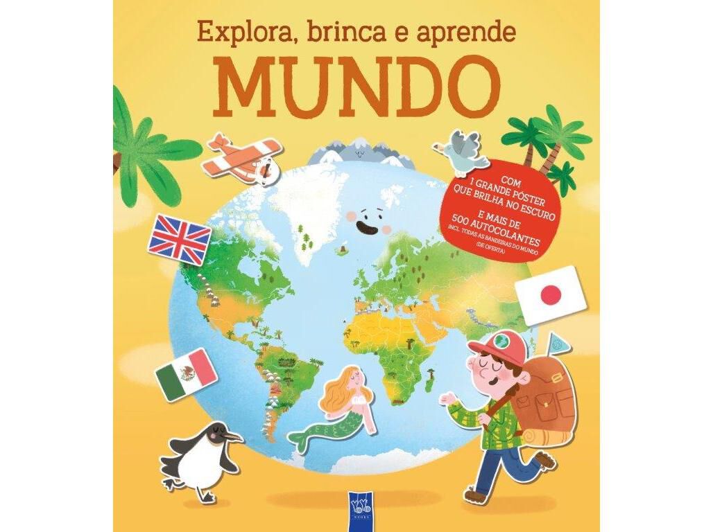 Livro Explora Brinca E Aprende - Mundo | Auchan