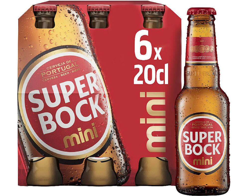 Cerveja Super Bock Mini 6x0.20l | Auchan