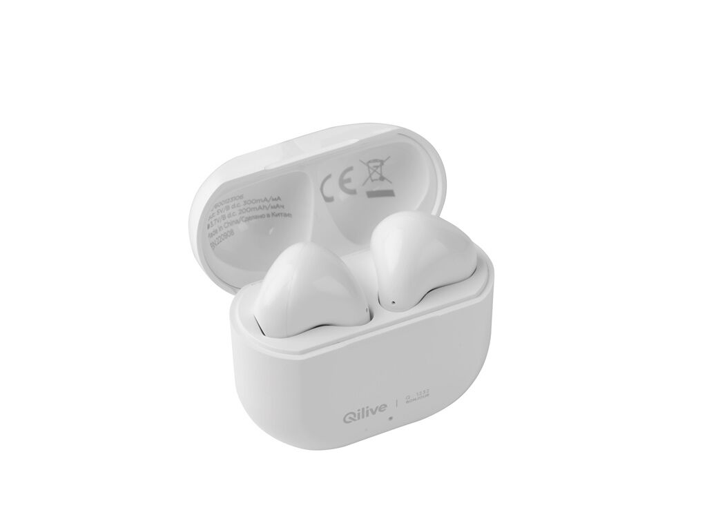 Auriculares Sem Fios Tws Half In Ear Qilive Q.1232 Branco | Auchan