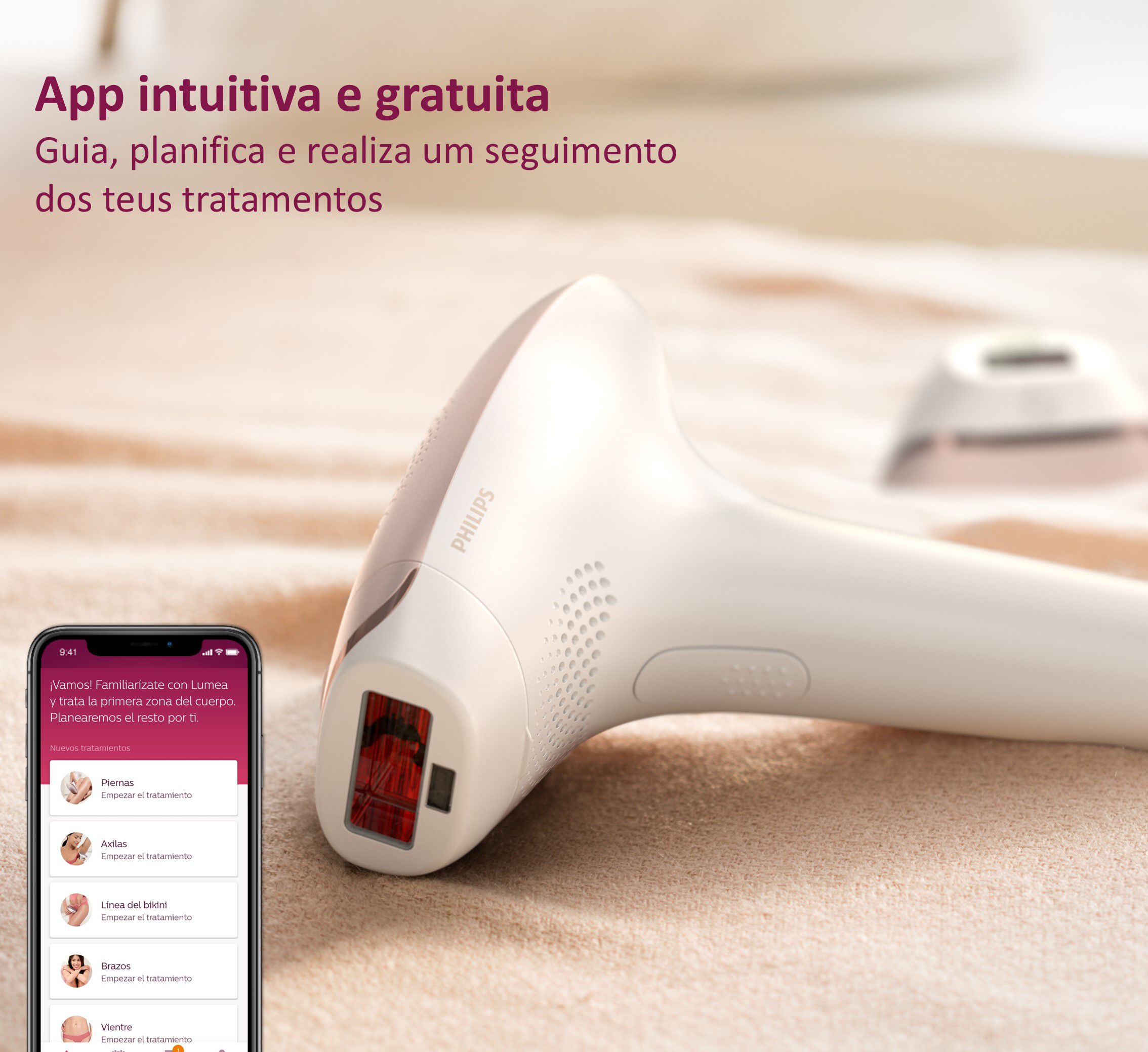 Depiladora Luz Pulsada Philips Bri920/00 Lumea Advanced | Auchan