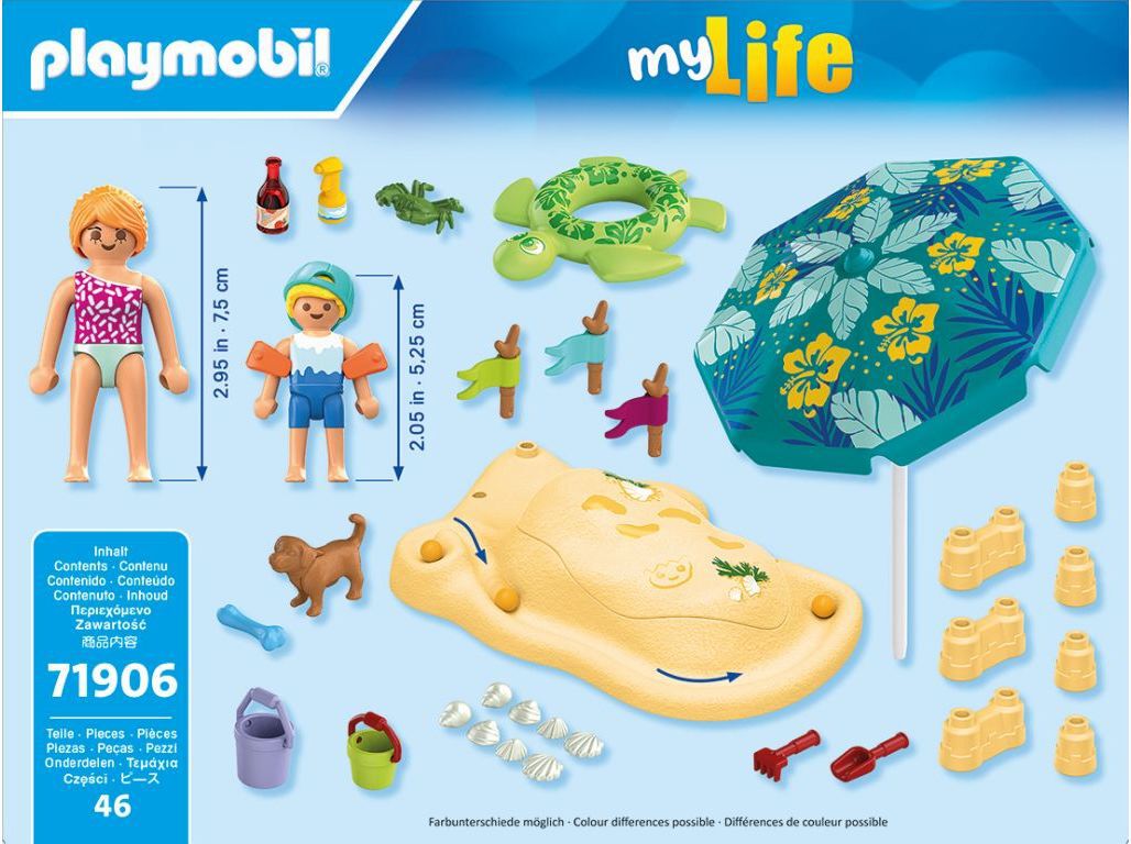 Família Na Praia Playmobil 71906 | Auchan