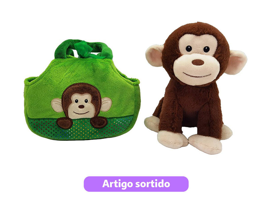 Peluche Com Sacola One Two Fun 22cm Modelos Sortidos | Auchan