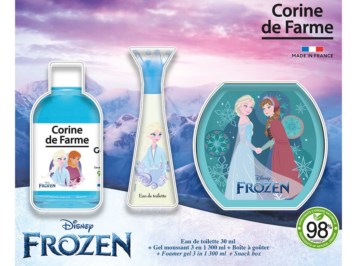 Conjunto Corine De Farme Frozen Edt 30ml+ Gb 300ml | Auchan