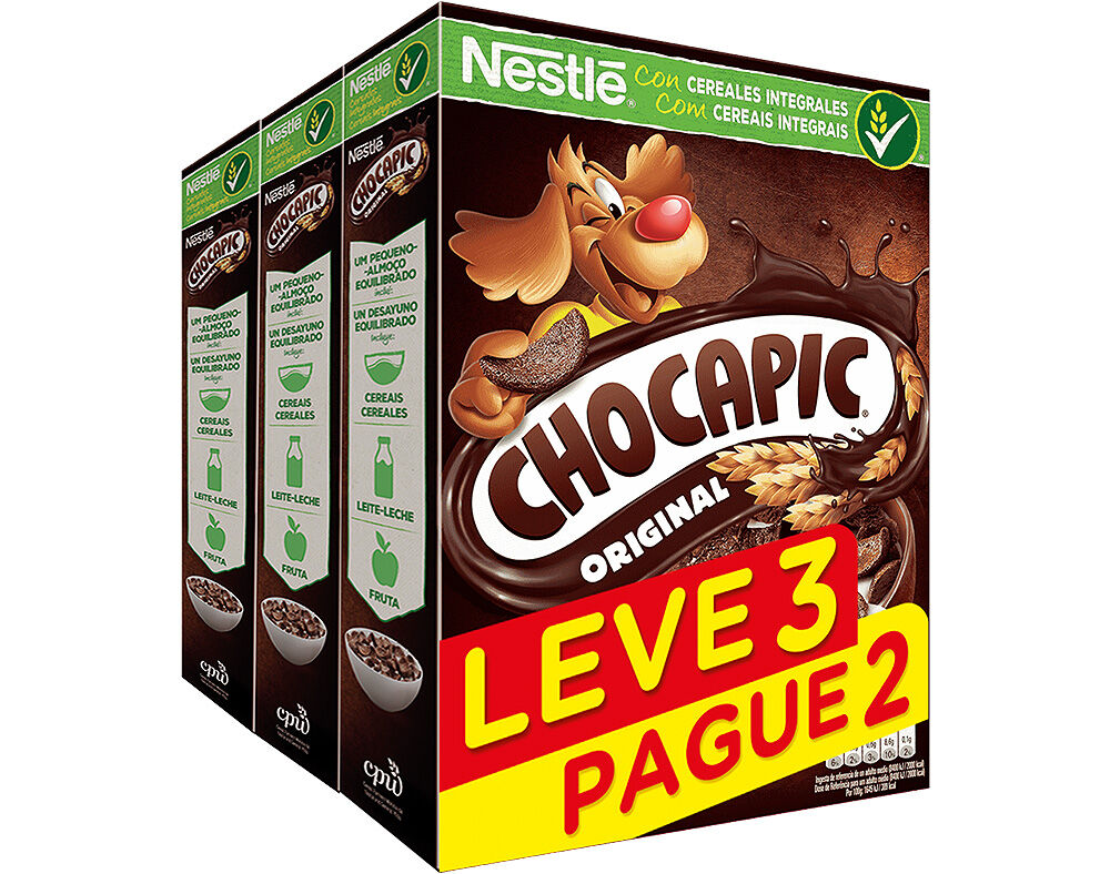 Cereais Nestlé Chocapic 2x375g Mais 375g Gratis Leve 3 Pague 2 | Auchan