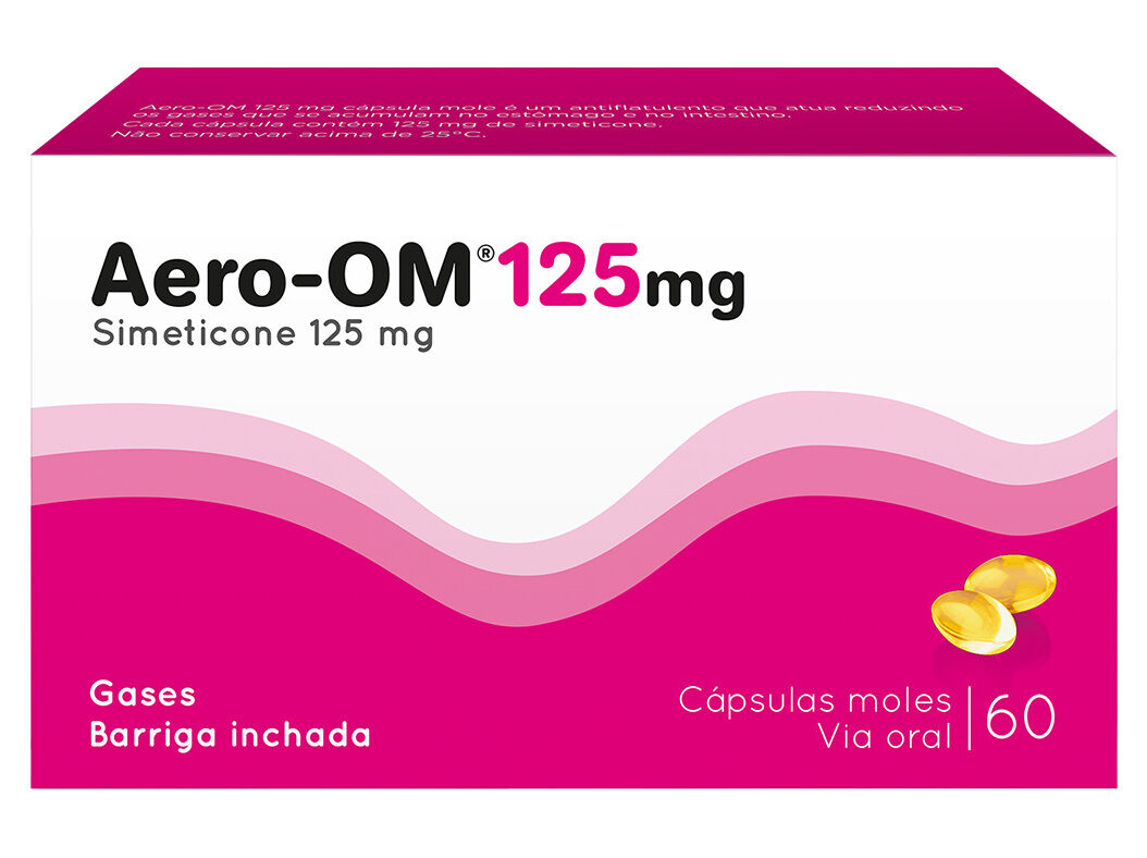 Cápsulas Aero-om Moles 125mg 60un | Auchan