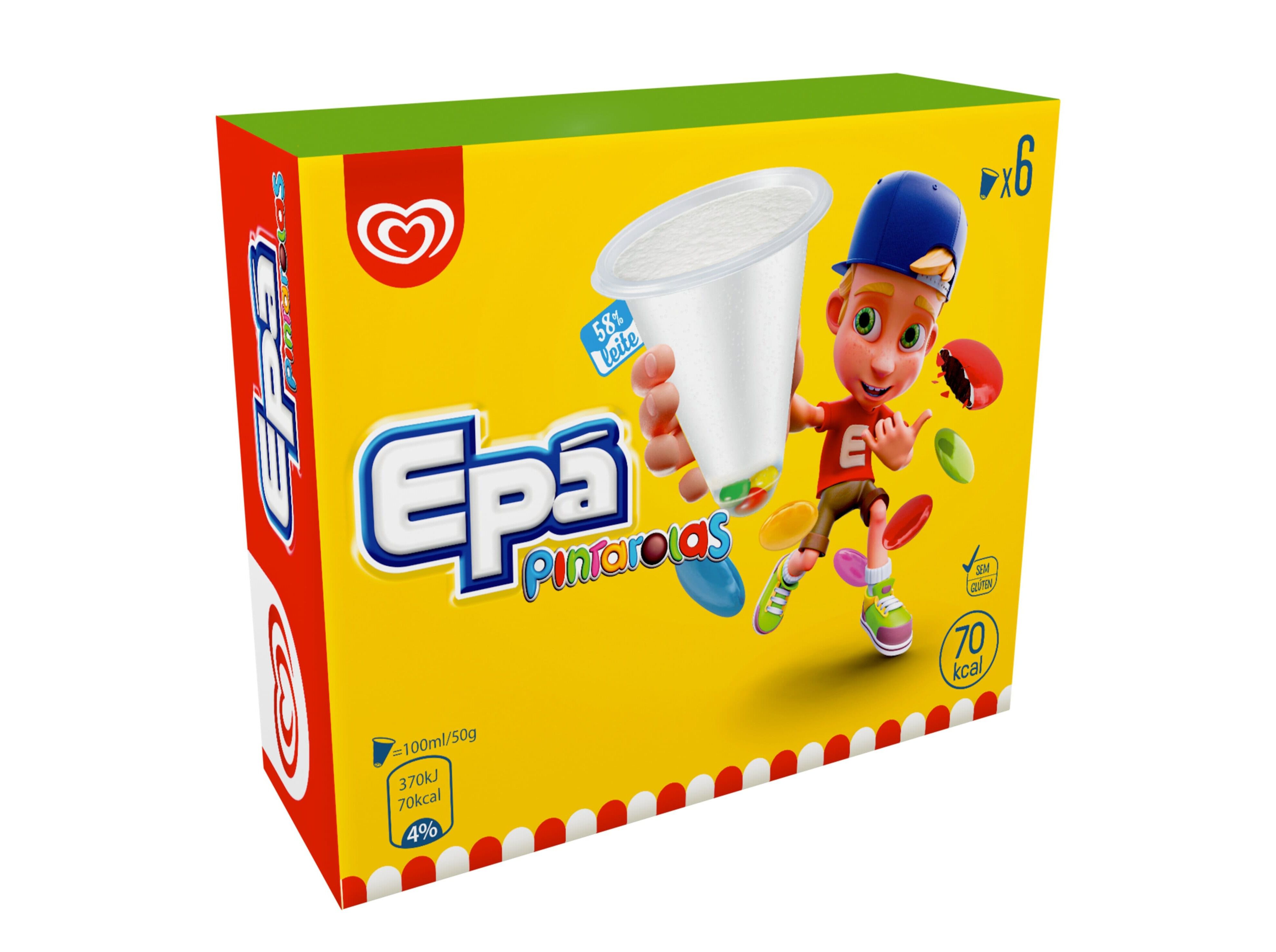 Gelado Multipack Olá Epá Pintarolas 6x100ml | Auchan