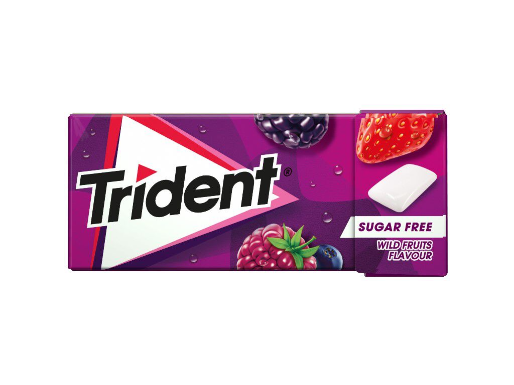 Pastilhas Trident Elásticas Fruit Frutos Silvestres 14.5g | Auchan