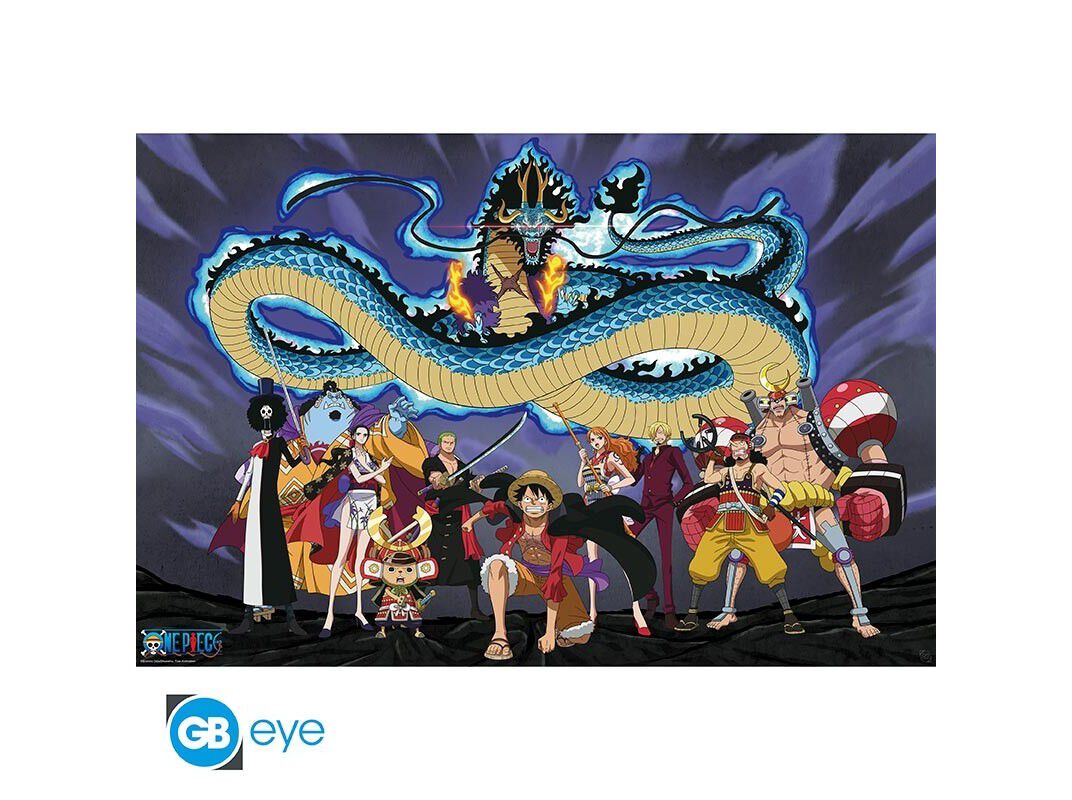 Poster Crew Vs Kaido Gb Eye One Piece 91.5x61cm | Auchan