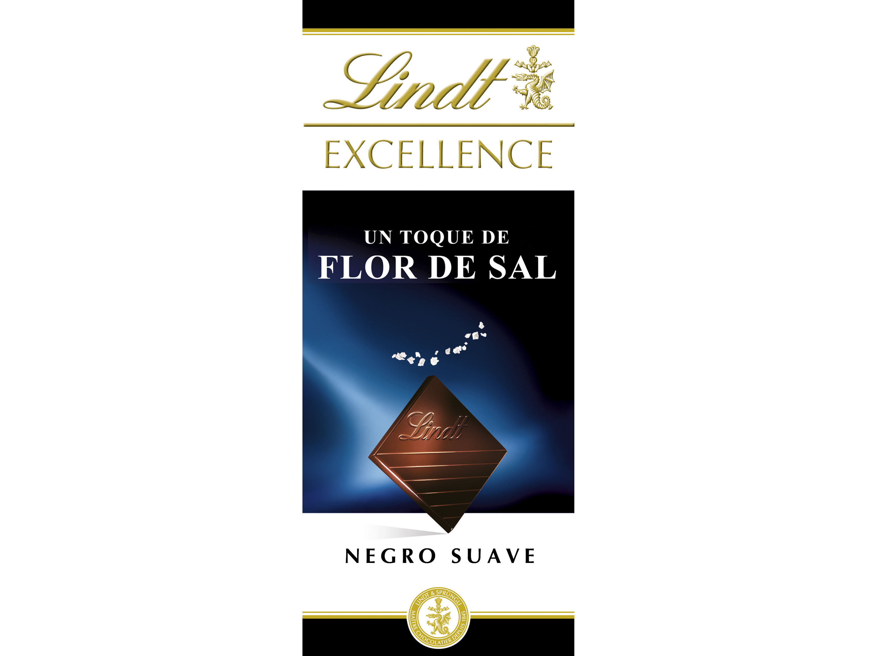 Tablete Lindt Excelence Flor De Sal 100g | Auchan