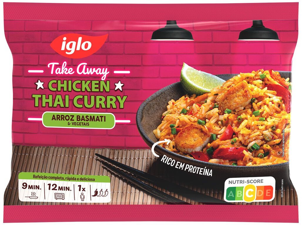 Arroz Chicken Thai Curry Iglo Take Away 400g | Auchan