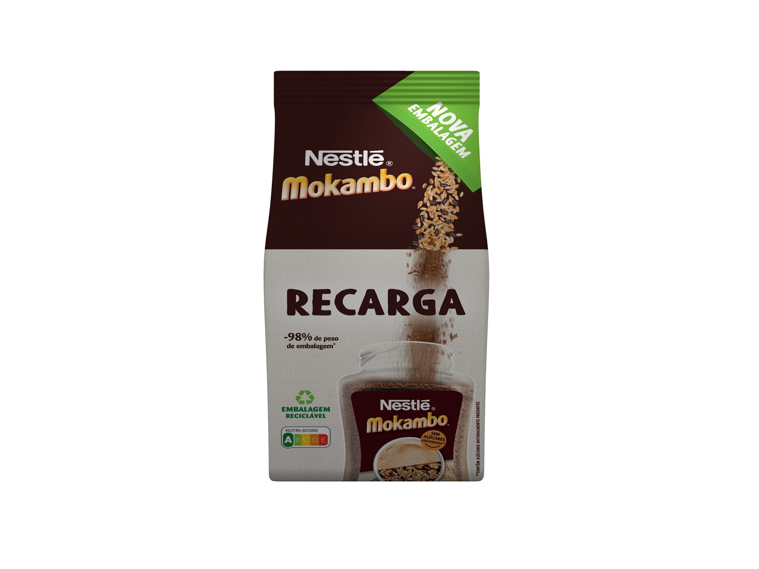 Bebida De Cereal Mokambo Com Café Recarga 170g | Auchan