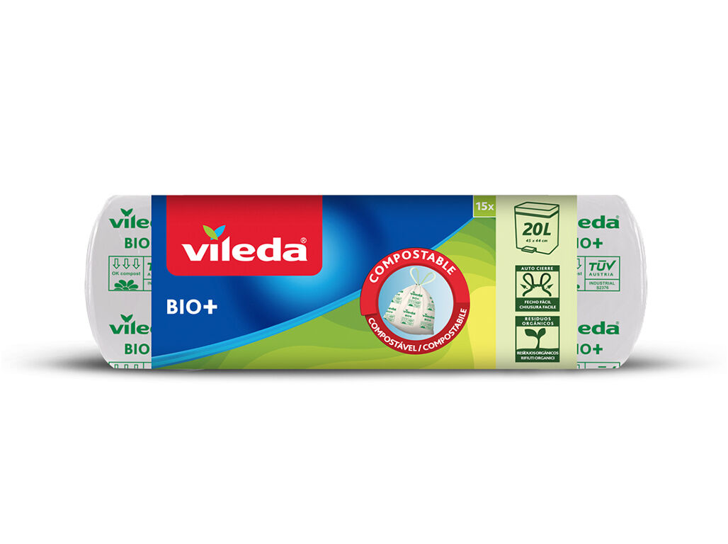 Sacos De Lixo Vileda Compostável 20l 15un | Auchan