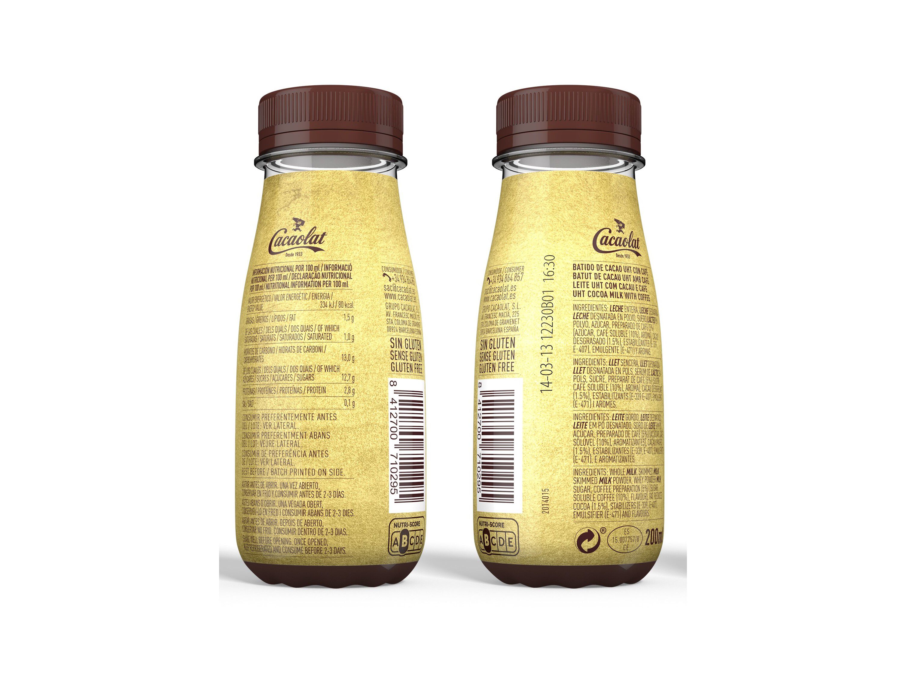 Leite Uht Cacaolat Mocca 4x200ml | Auchan