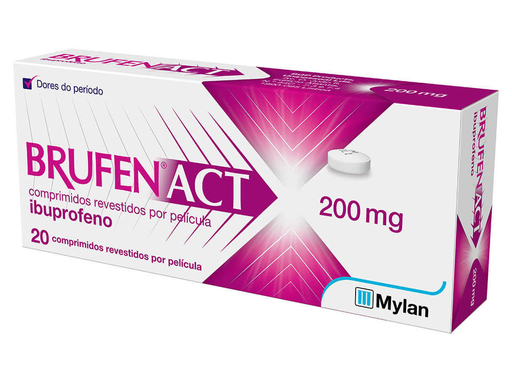 Comprimidos Brufen Act 200mg 20uni | Auchan