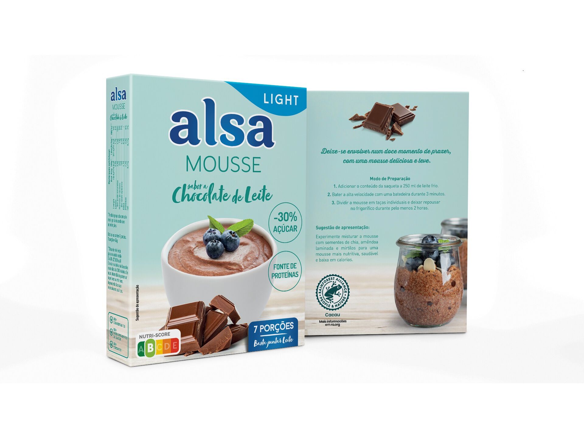 Mousse De Chocolate Alsa Light 132 G | Auchan