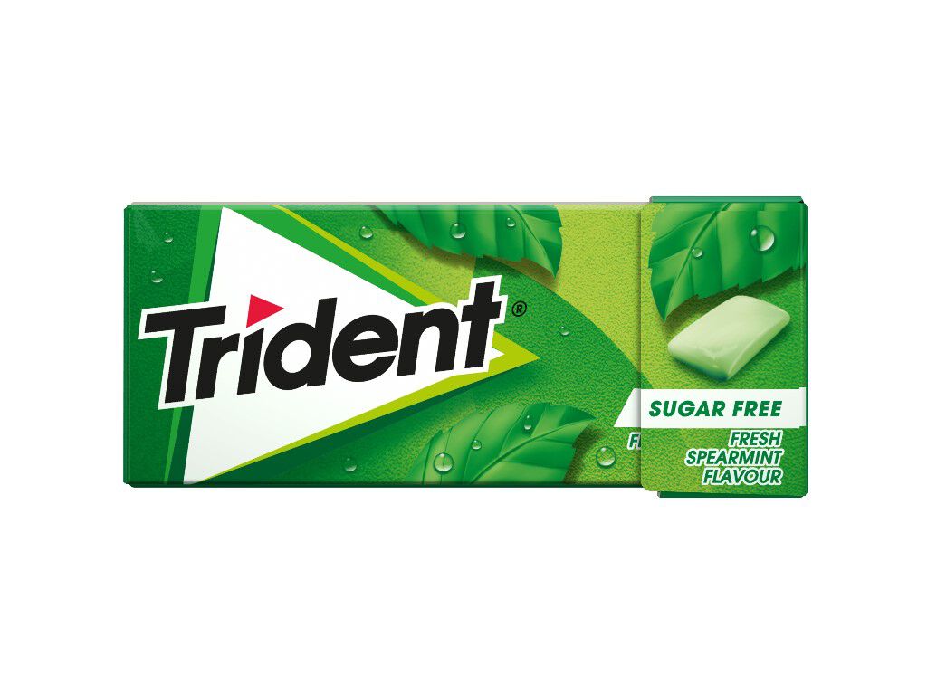 Pastilhas Trident Elásticas Fresh Spearmint 14.5g | Auchan