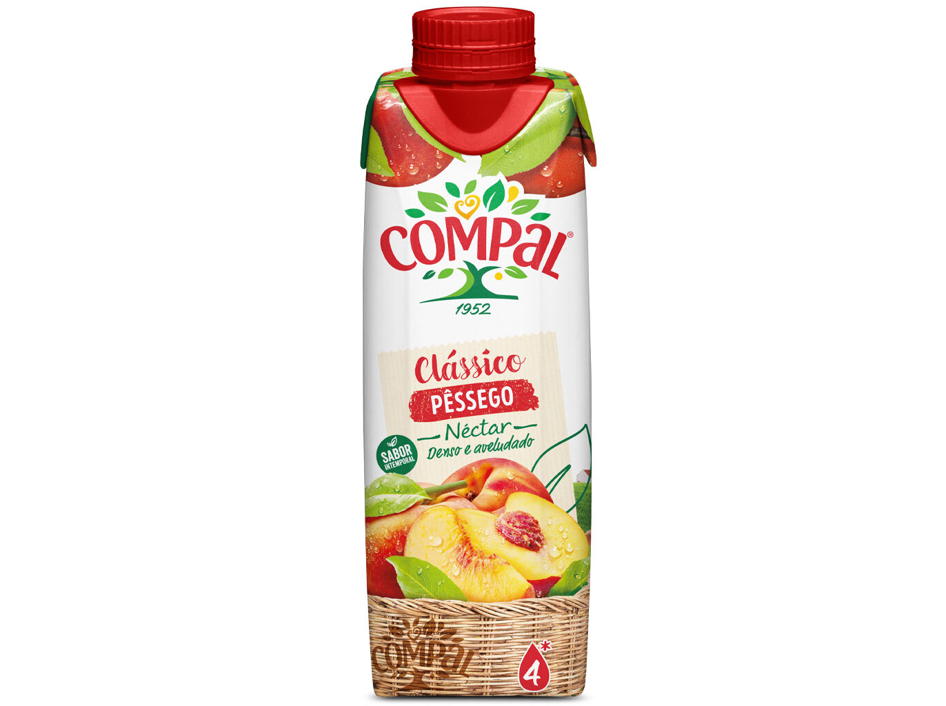 Nectar Compal Clássico Pêssego 0.30l | Auchan