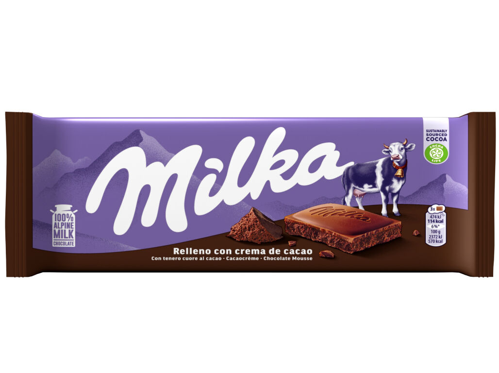 Chocolate Milka Creme De Cacau 100g | Auchan