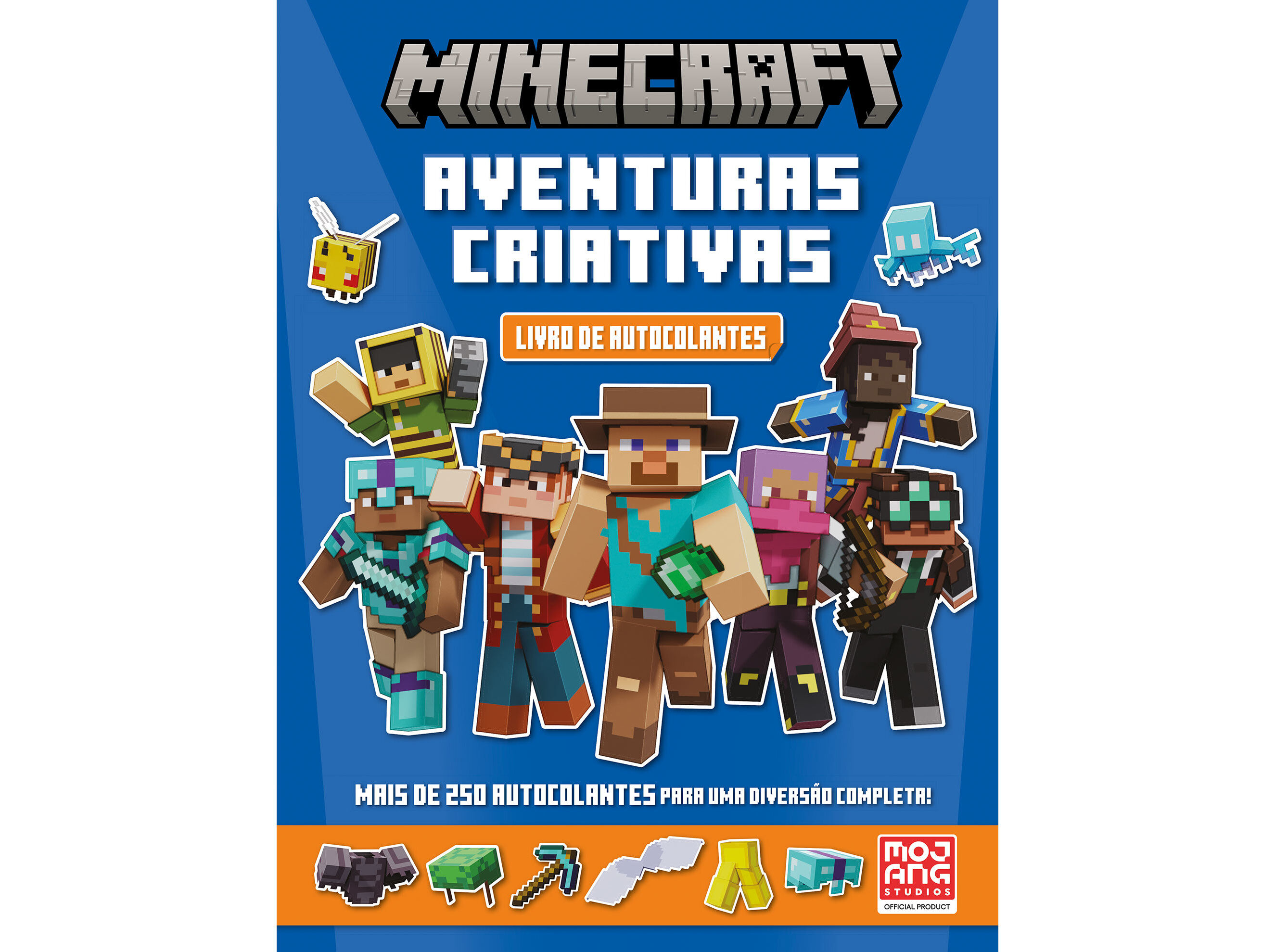 Livro Minecraft:aventuras Criativas: Livro De Autocolant | Auchan