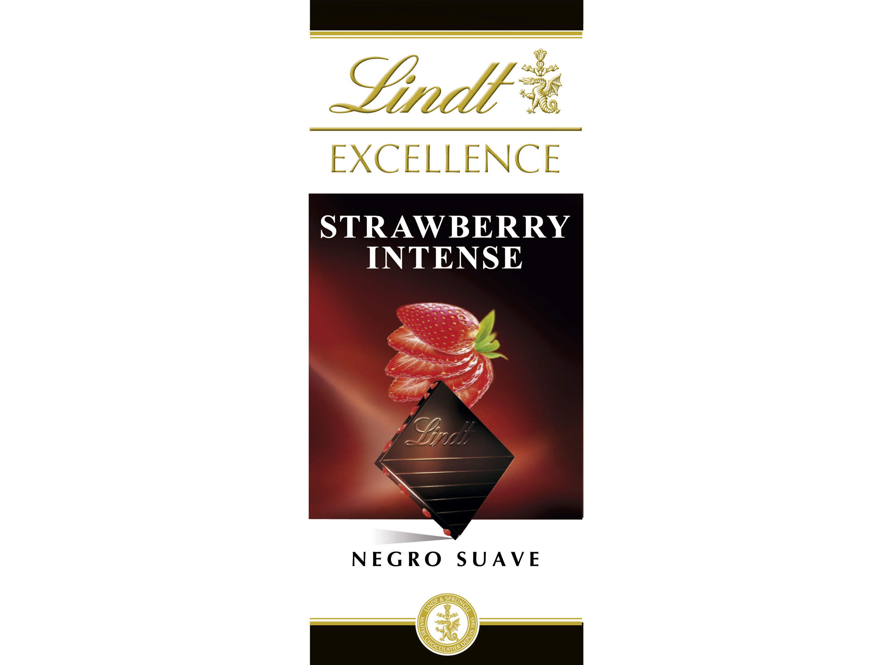 Tablete Lindt Excelence Morango 100g | Auchan