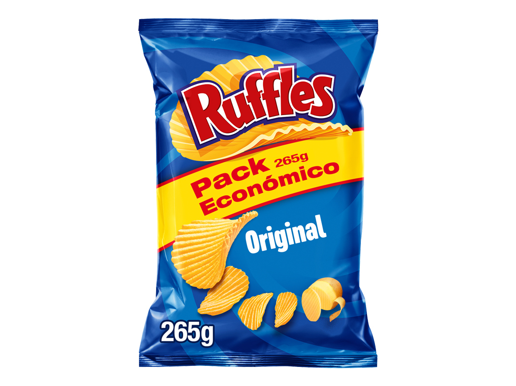 Batatas Fritas Ruffles Onduladas 265g | Auchan