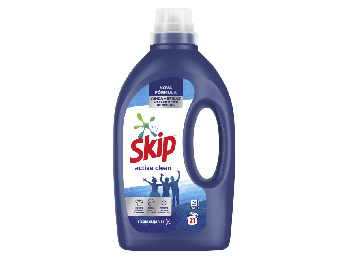 Detergente Roupa Máquina Liquído Skip Líquido Active Clean 21d | Auchan