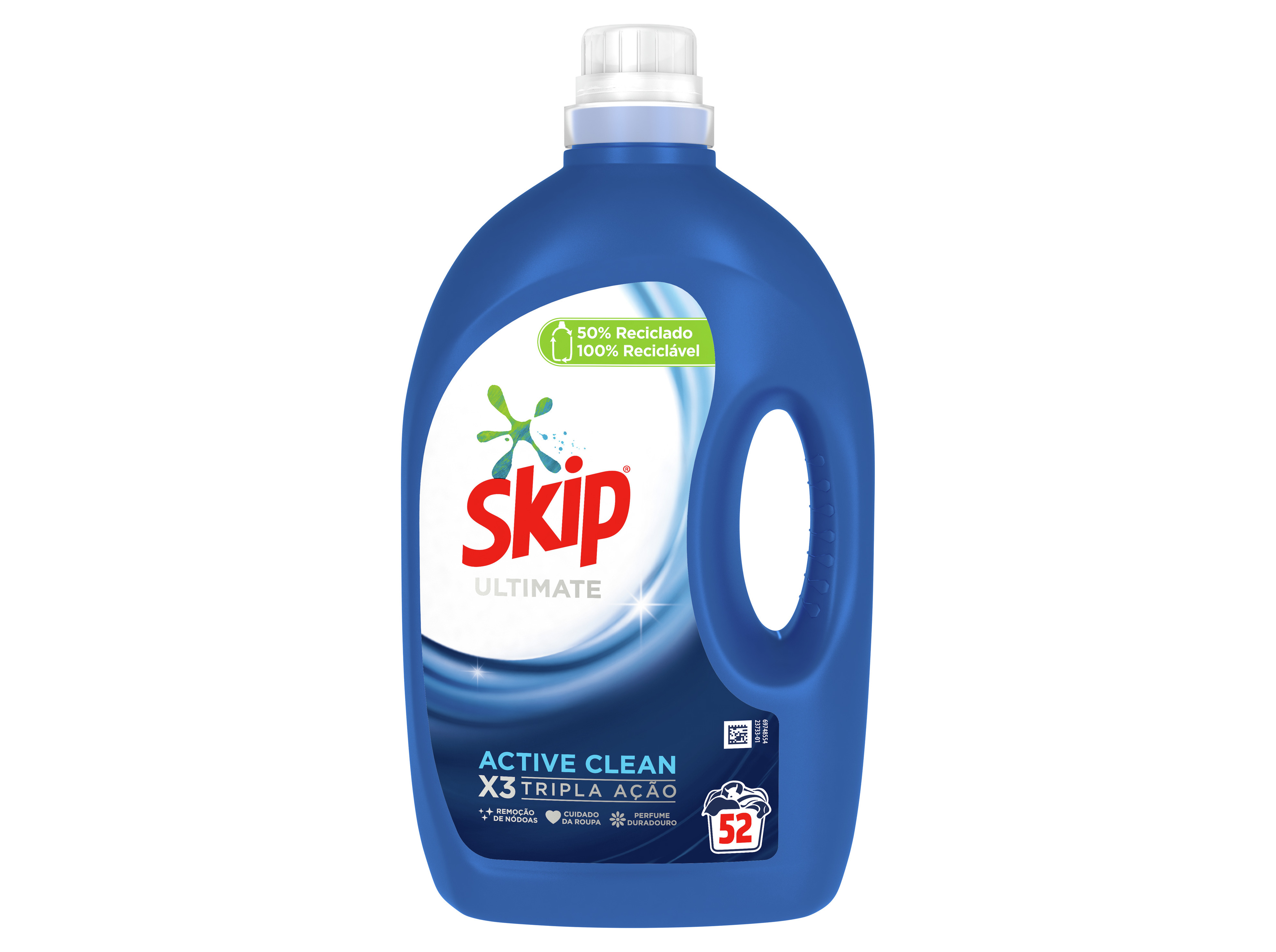 Detergente Roupa Máquina Liquído Skip Active Clean Ultimate 52d | Auchan
