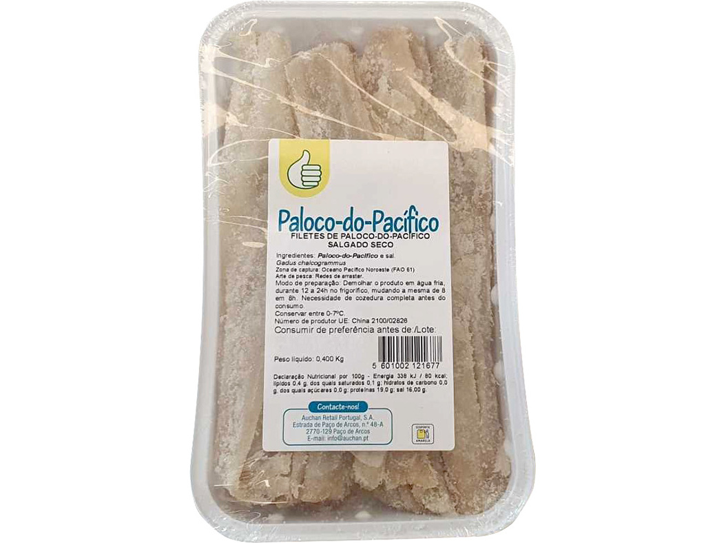 Filete Paloco-pacífico Polegar 400g | Auchan