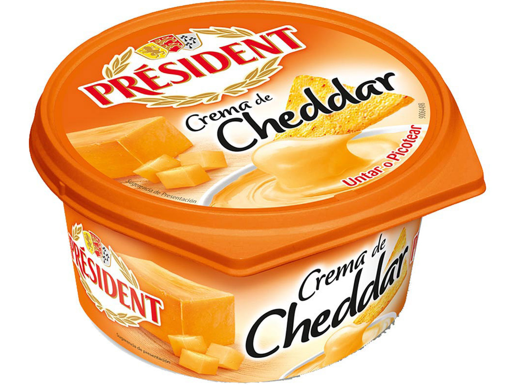 Queijo Creme De Cheddar President 125g | Auchan