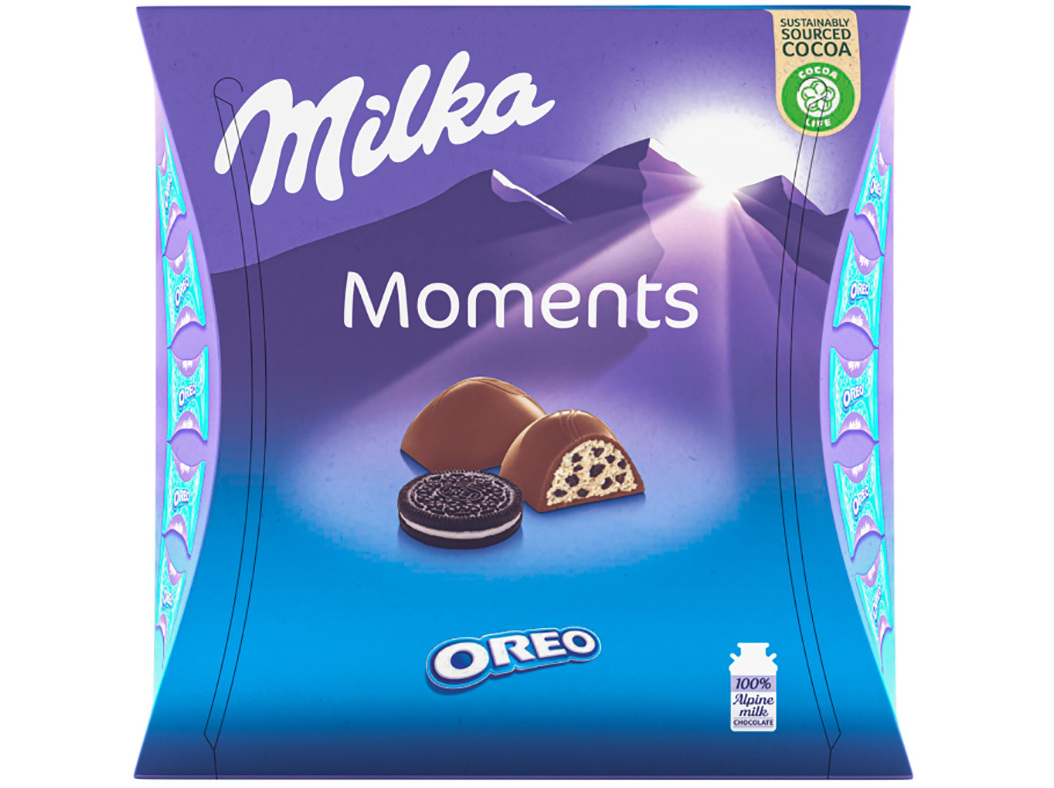 MILKA Chocolate milka moments oreo 92g