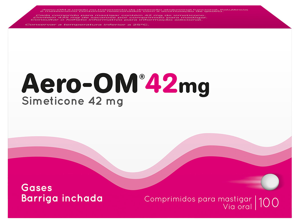 Comprimidos Aero-om Mastigar 42mg 100un | Auchan
