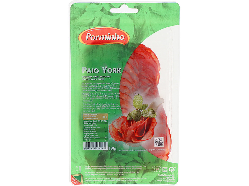 Paio York Fatiado Porminho 150 Gr | Auchan