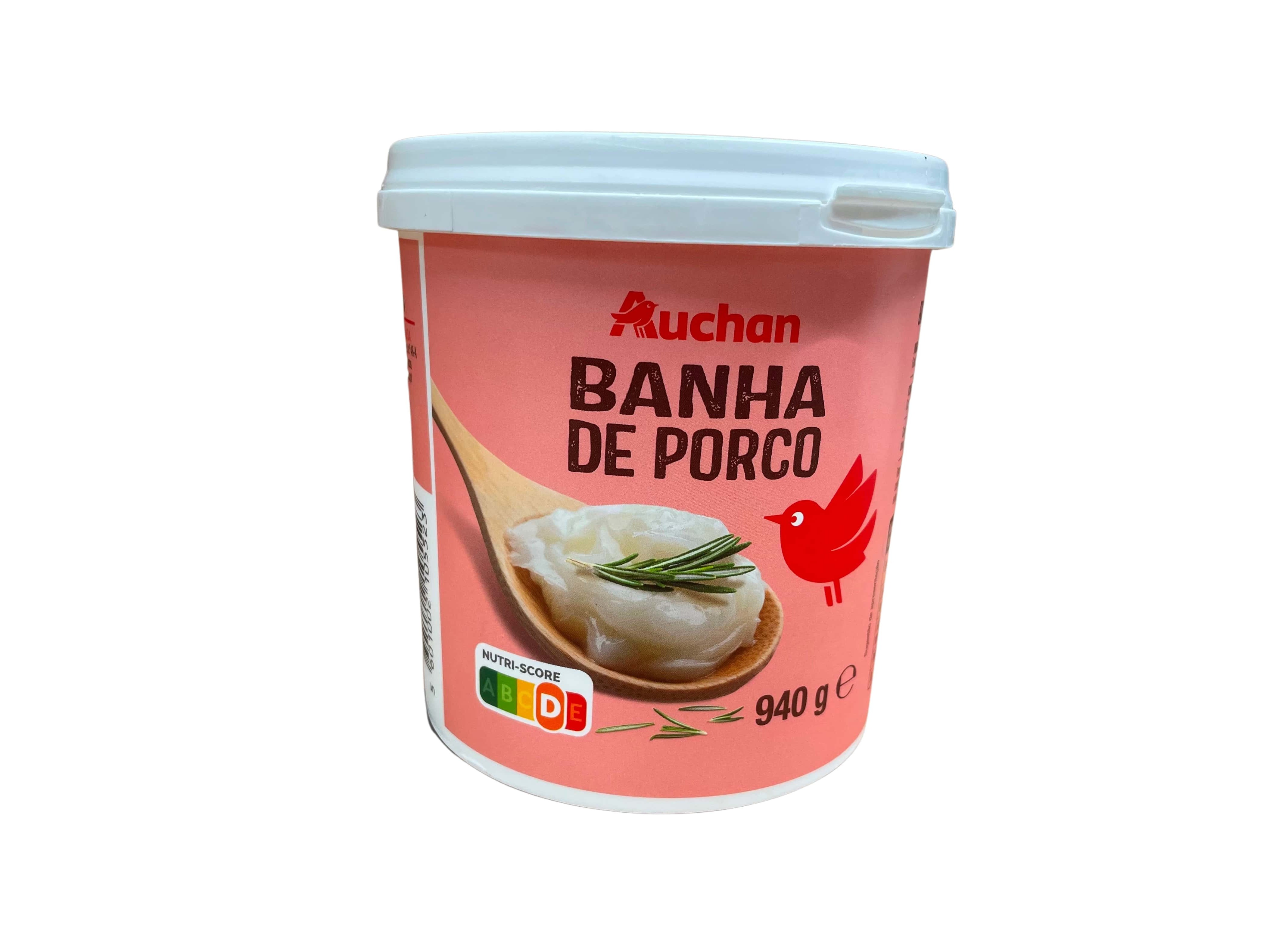 Banha Auchan De Porco 940g | Auchan